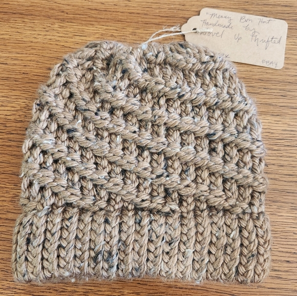 Hand Crafted | Accessories | Hand Made Womens Spiral Knit Messy Bun ...